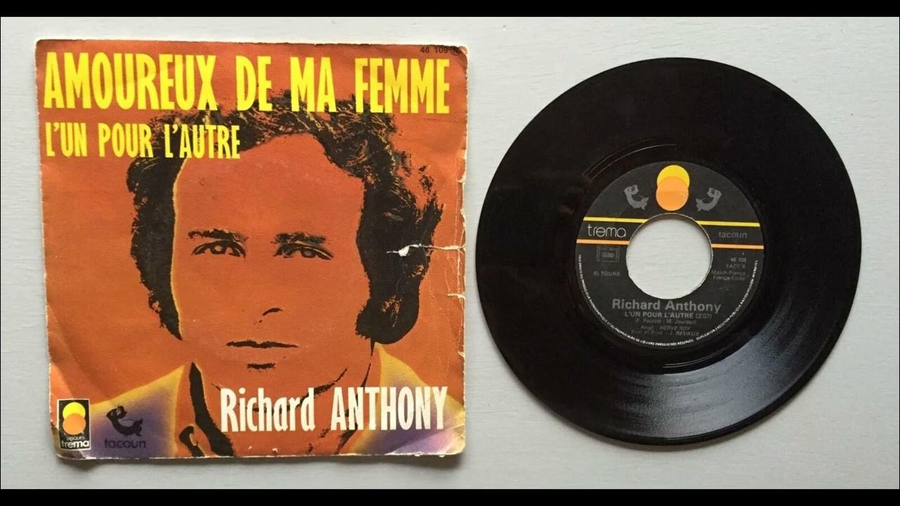 Richard Anthony - Amoureux De Ma Femme.1974 - YouTube