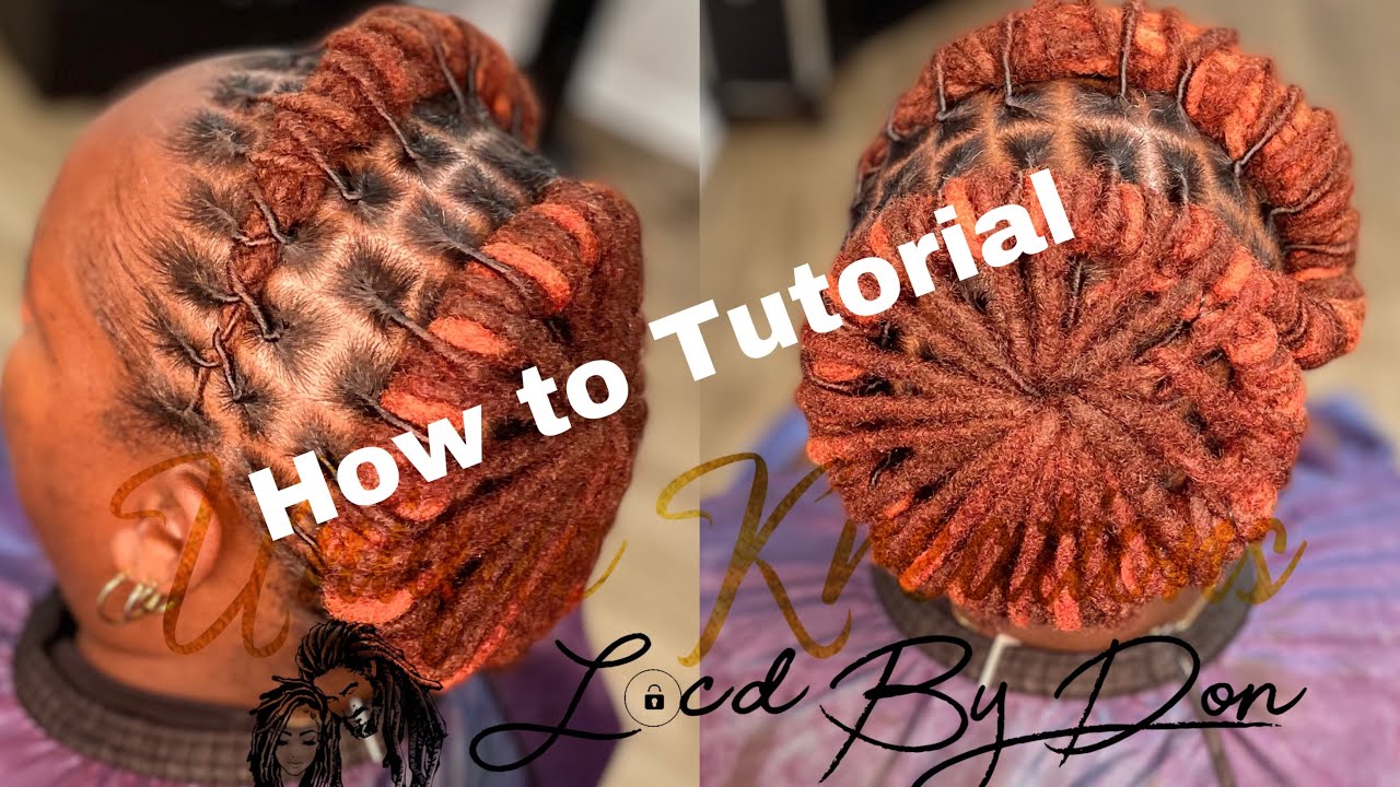 Pinwheel Loc Style Tutorial - YouTube