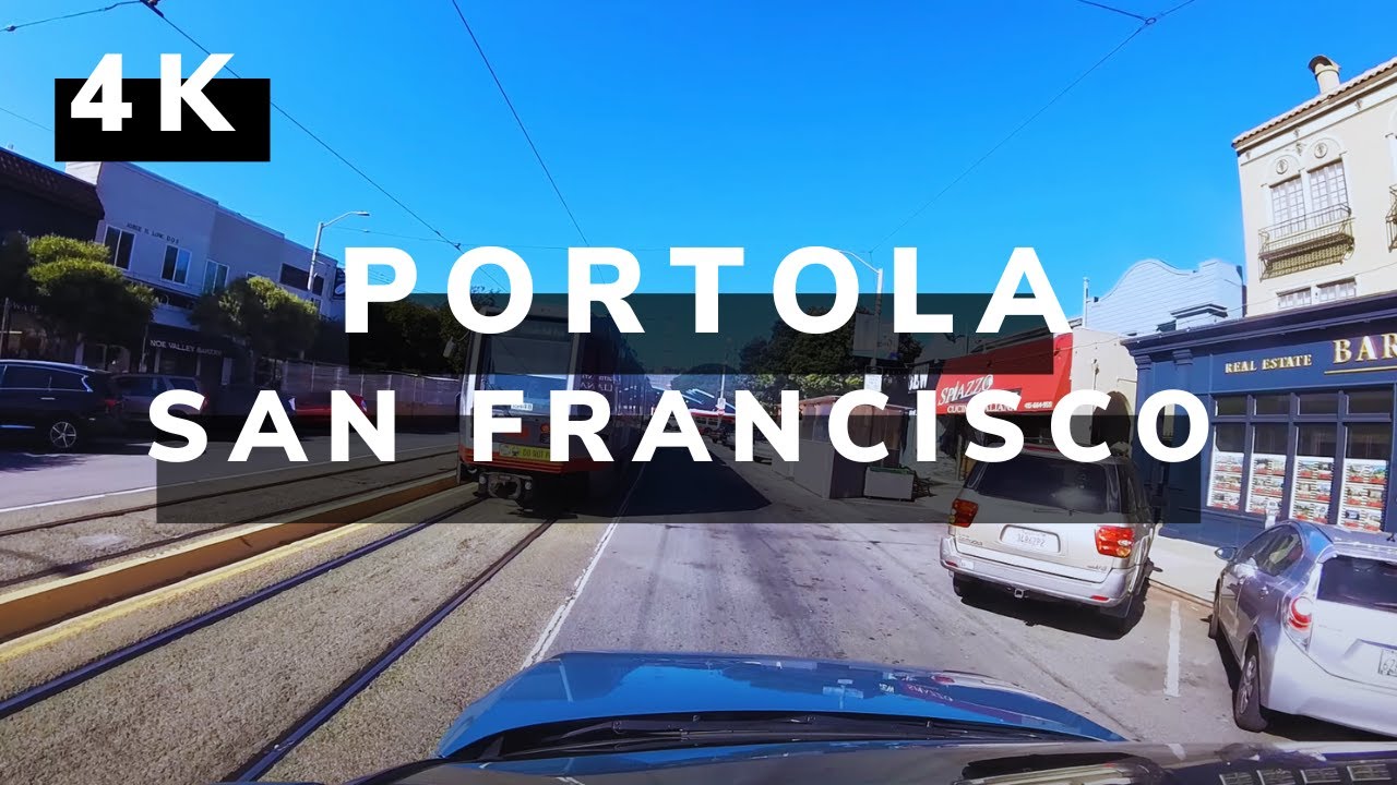 🚗 4K Drive Through San Francisco's Portola District - Urban Exploration ...