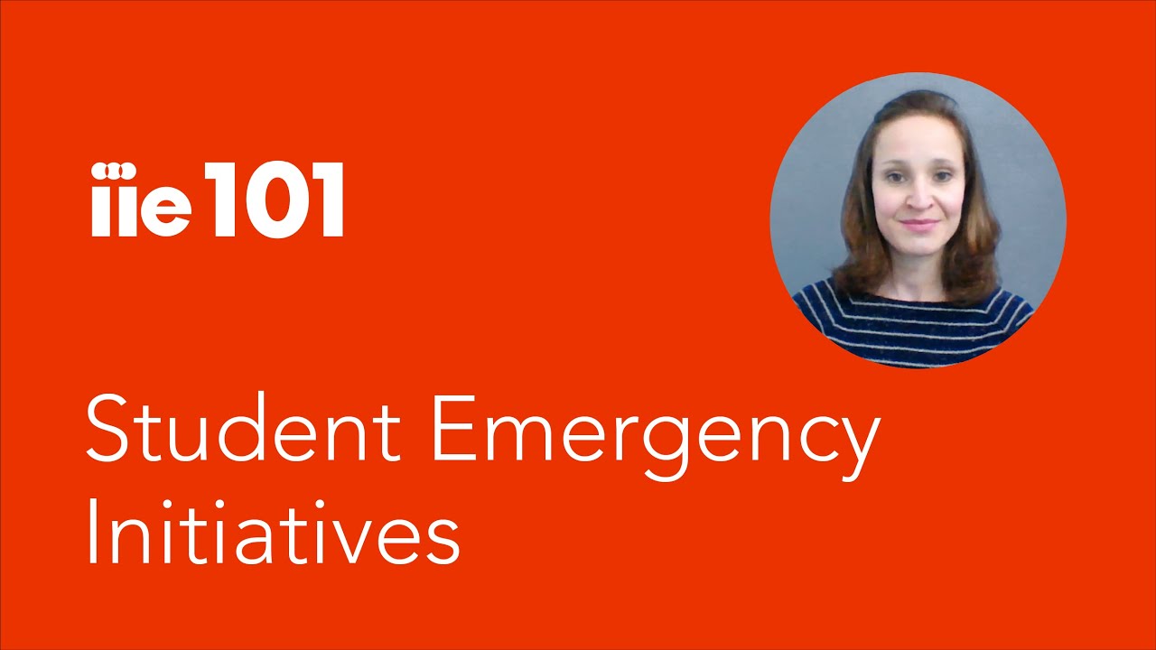 Student Emergency Initiatives - YouTube