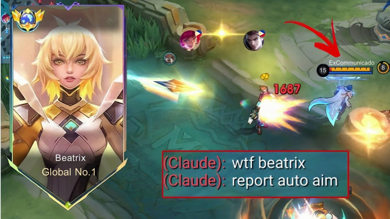 YOU CAN’T ESCAPE TO MY SNIPER!! BEATRIX AUTO AIM 2024 (must watch ...