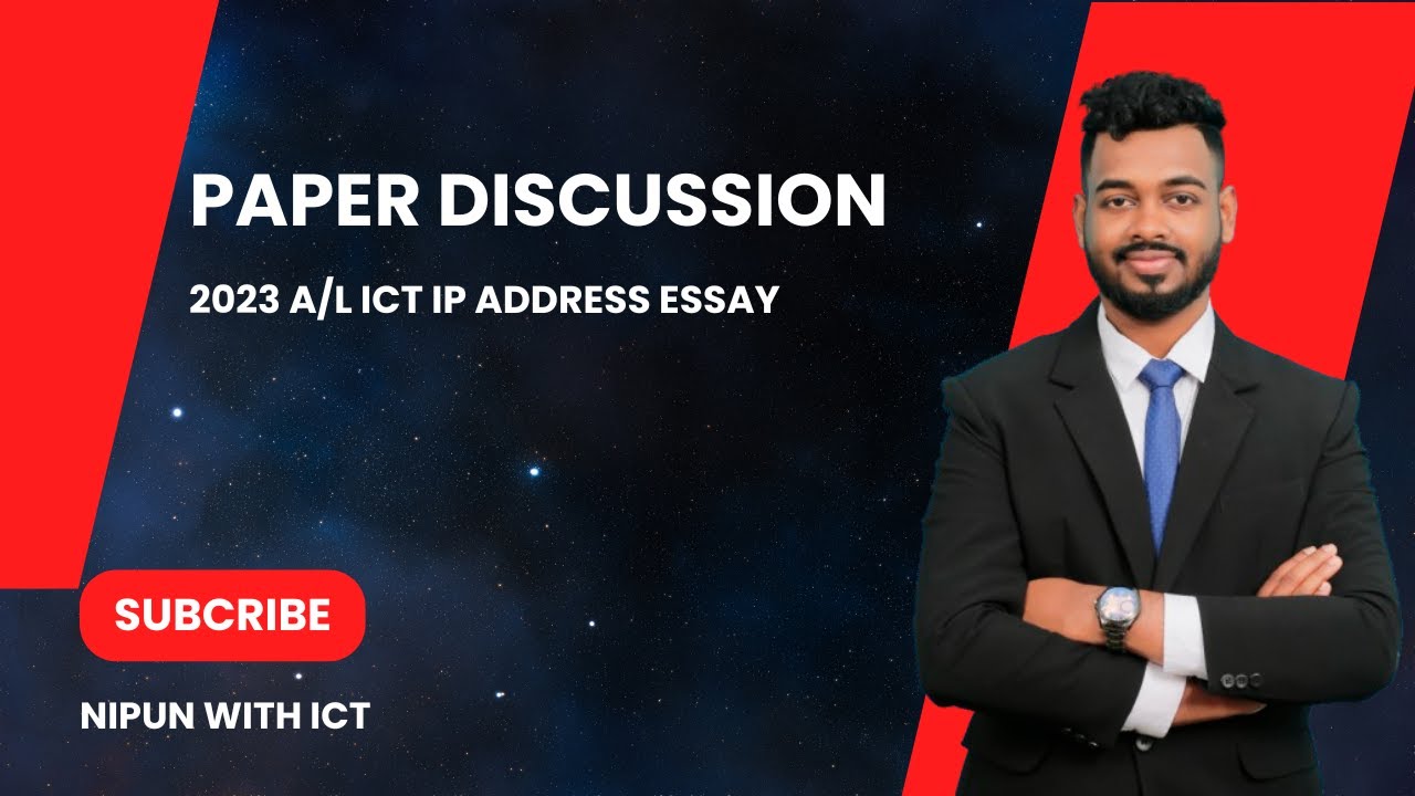 2023 A/L ICT IP ADDRESS Paper Discussion - YouTube