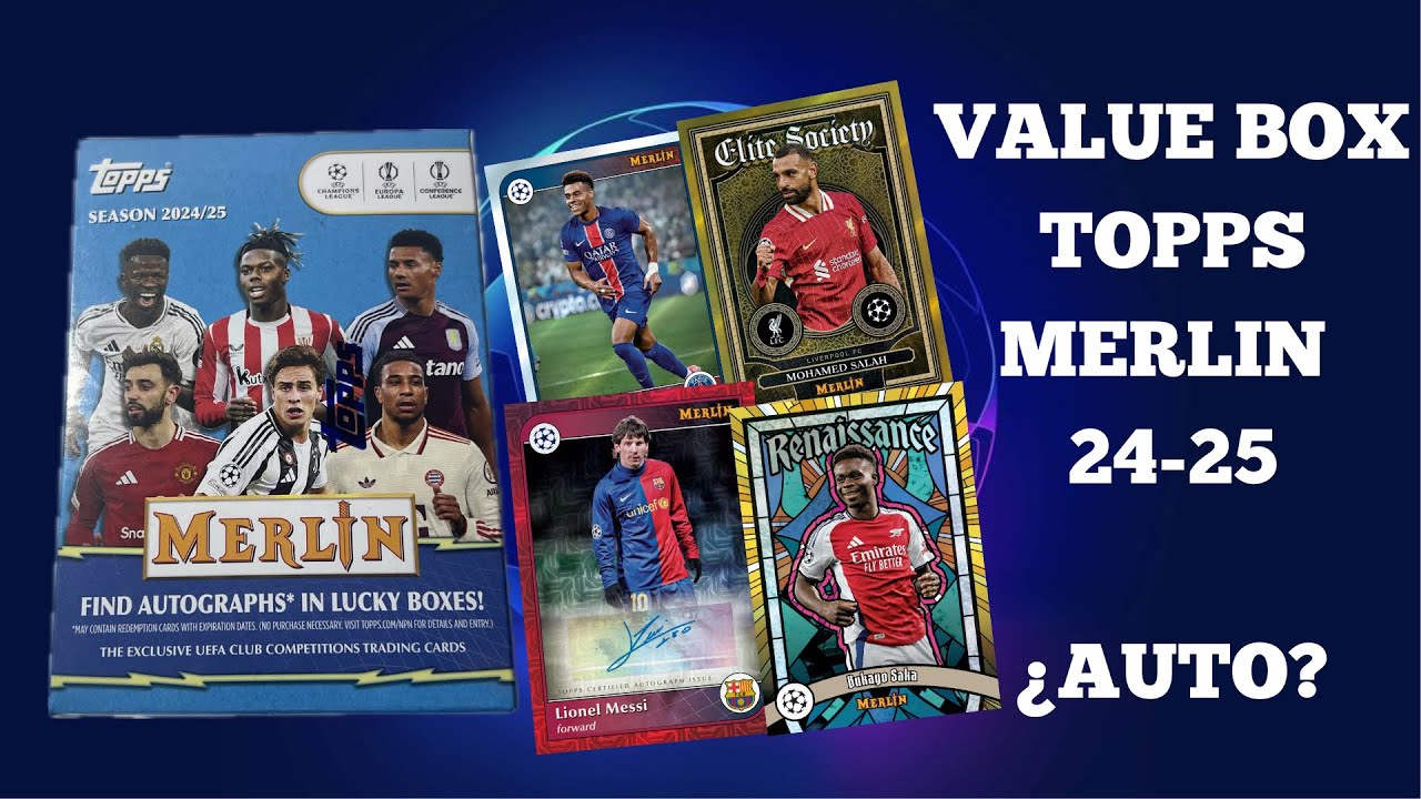 ¡Abrimos la nueva Value Box Topps Merlin UCC 24-25! ¿Sacaremos ...