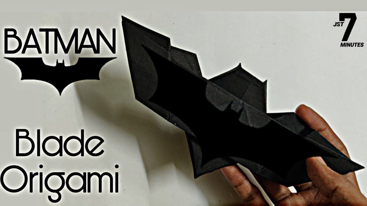 How To Fold An Batarang Origami From The Dark Knight Batman Blade how-to-fold-an-batarang-origami-from-the-dark-knight-batman-blade