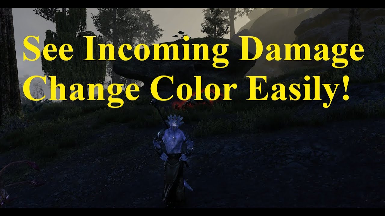 ESO See Incoming Damage Better! Simple Settings Adjustment - YouTube