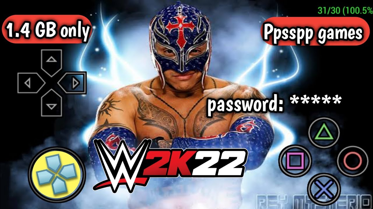 WWE 2k22 on ppsspp #psp_games #wwe2k22 - YouTube