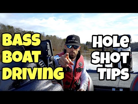 BASS BOAT DRIVING - HOLE SHOT TIPS - YouTube