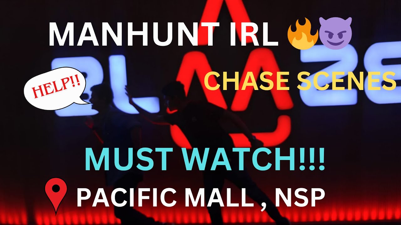 WE DID MANHUNT IN REAL LIFE 🔥| PACIFIC MALL NSP | CHASE SCENES 😈| VLOG ...
