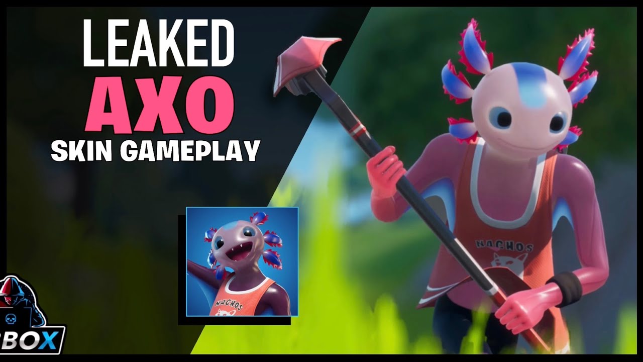 LEAKED “AXO” SKIN GAMEPLAY!!! - Fortnite Battle Royale - YouTube