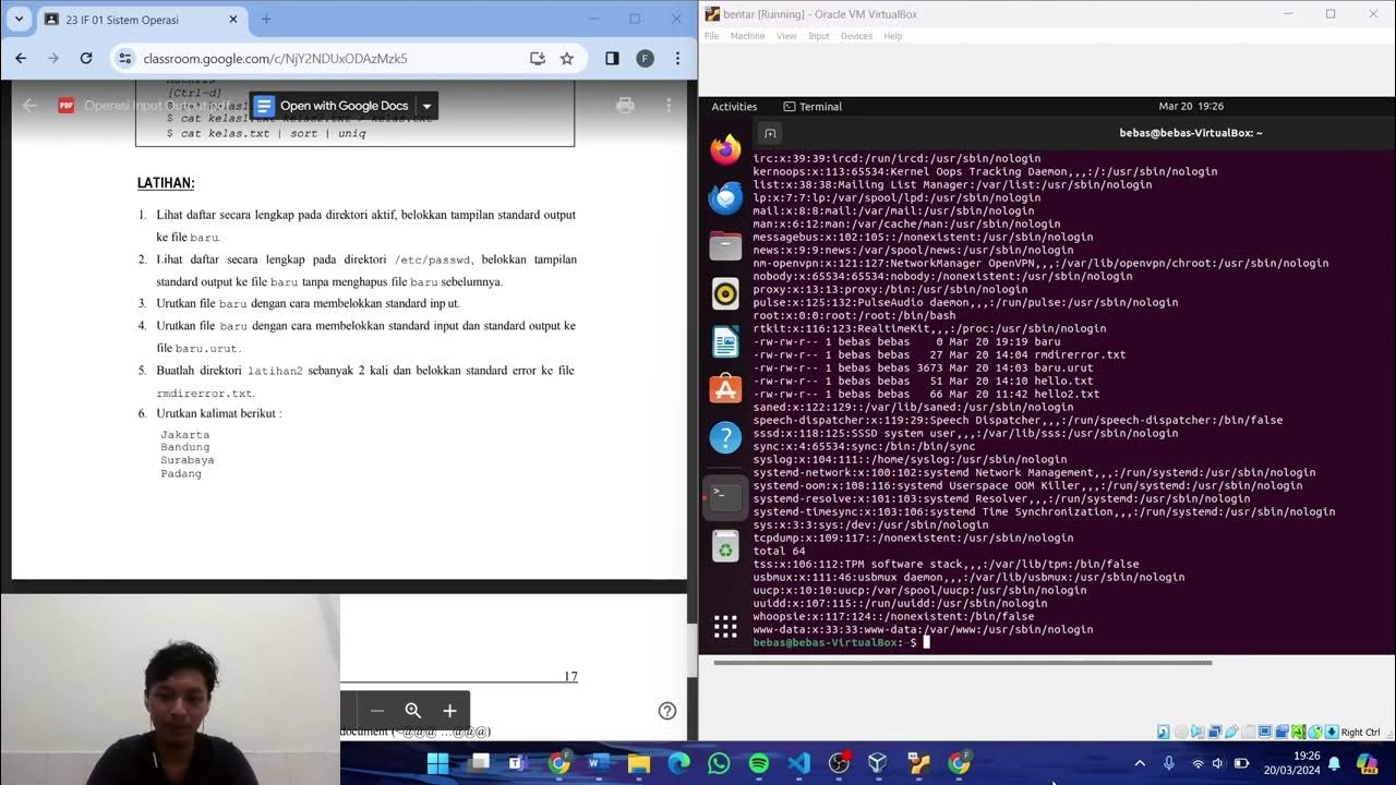 Latihan Operasi Input Output - YouTube