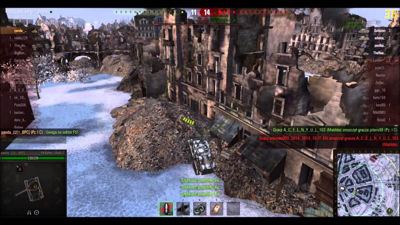 Sztuczka na mapie Winterberg World of tanks - YouTube