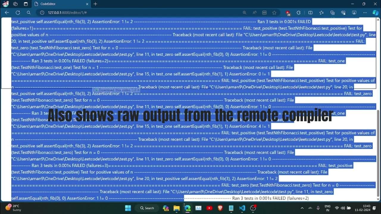 Final Leetcode Clone Quick Demo Youtube