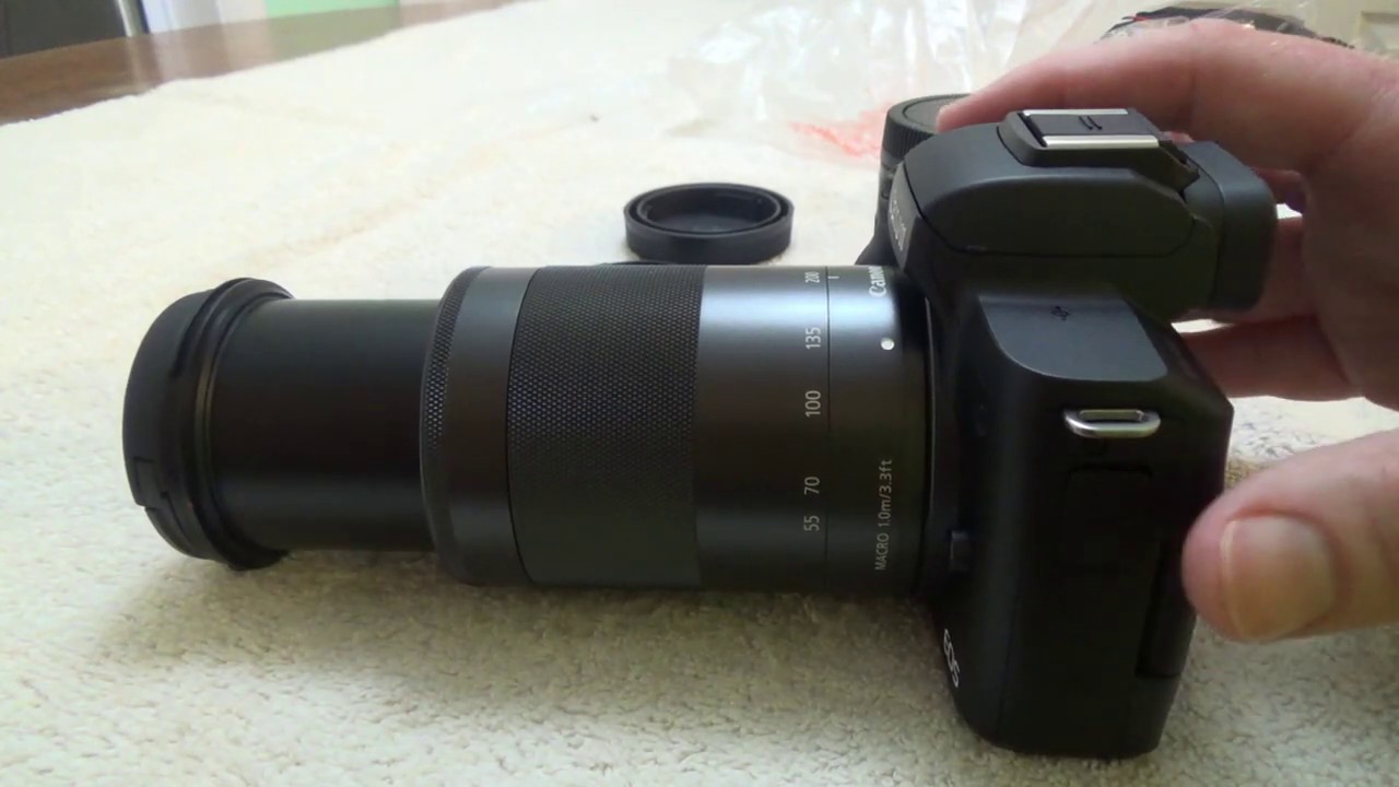 Canon M50 Unboxing with 15-45 mm & 55-200 mm canon lens bundle - ASMR - YouTube