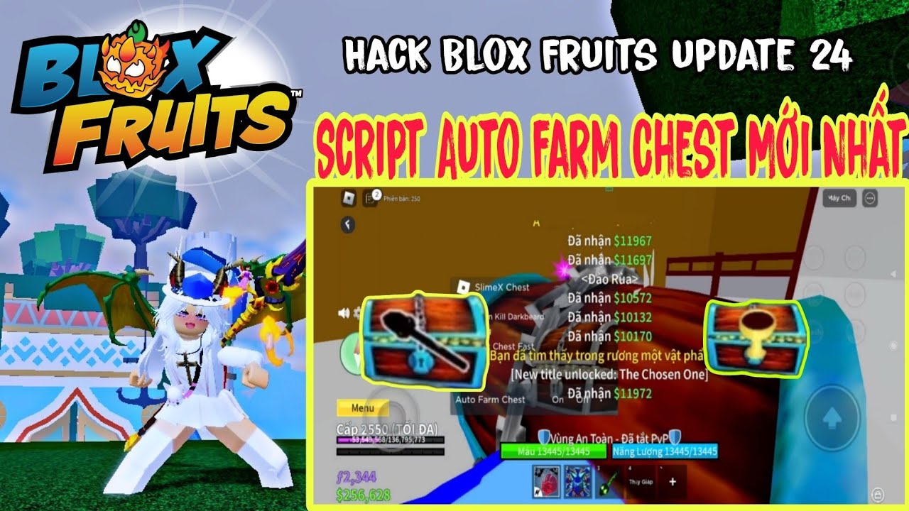 Hướng Dẫn Hack Blox Fruits Update 24 Script Auto Farm Chest Mới Nhất No ...