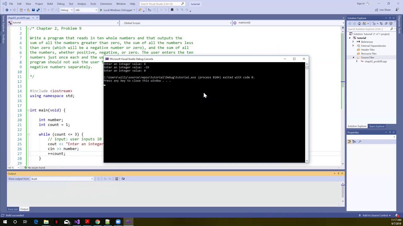 Programming Project 9 Sum Of Negative Sum Of Positive Integers YouTube Programming Project 9 Sum Of Negative Sum Of Positive Integers YouTube