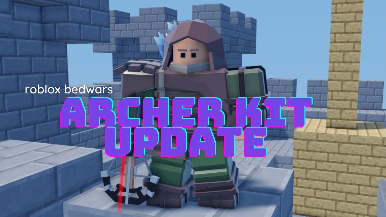 Archer Kit Update Roblox Bedwars Tutorial Youtube