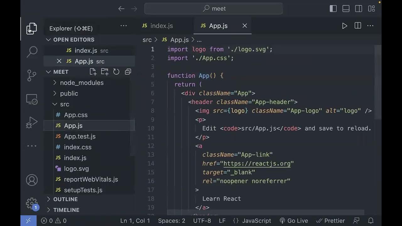 Meet app 1 - YouTube