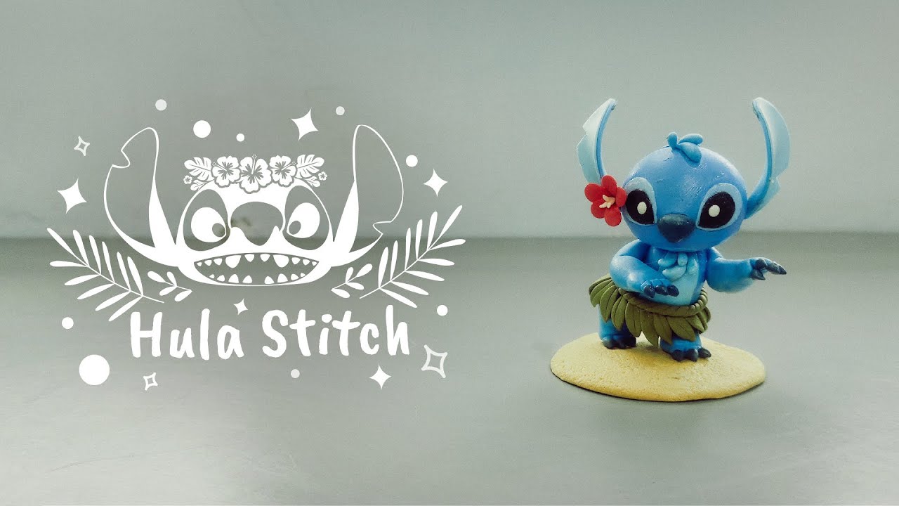 Hula Stitch | Making Stitch Clay Tutorial - Foam Clay Stitch Ideas ...