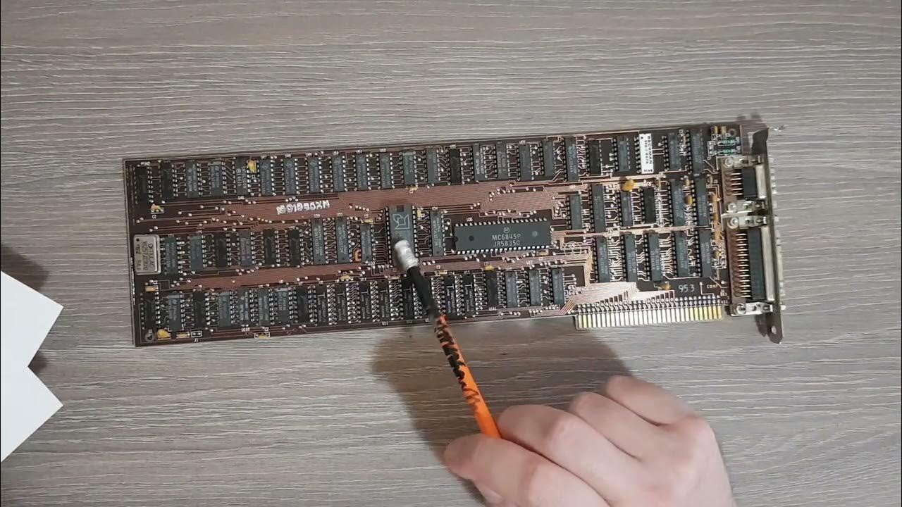 Exploring The Monochrome Display Adapter Mda From The Ibm Pc 5150 Youtube