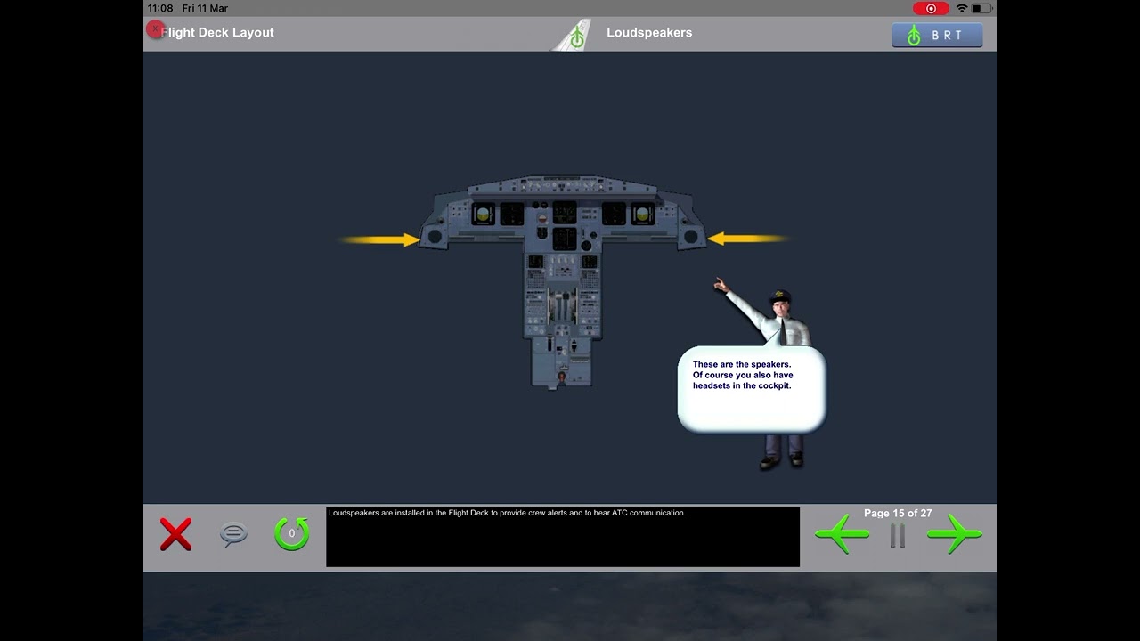 A320 - emergency light system - YouTube