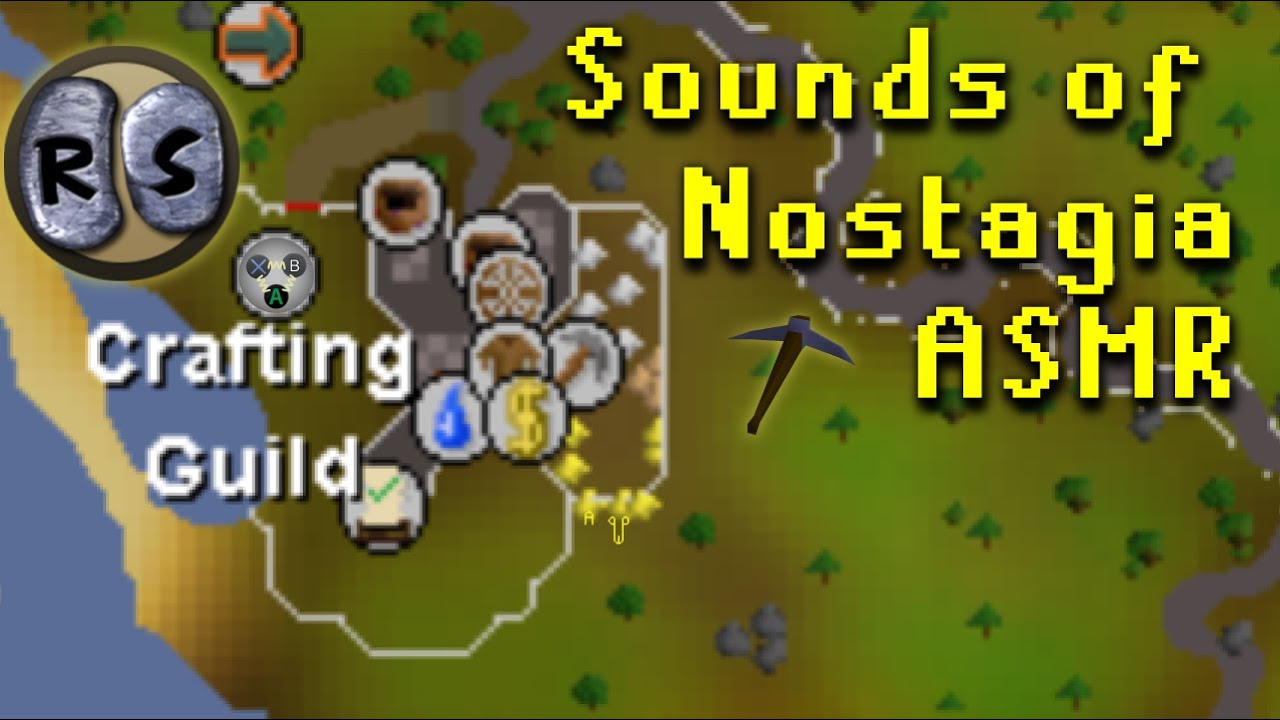 ASMR - 2007 RuneScape - Mining Gold Ore at the Crating Guild - YouTube