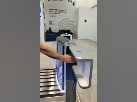 Турникет с идентификацией по отпечаткам пальцев - YouTube