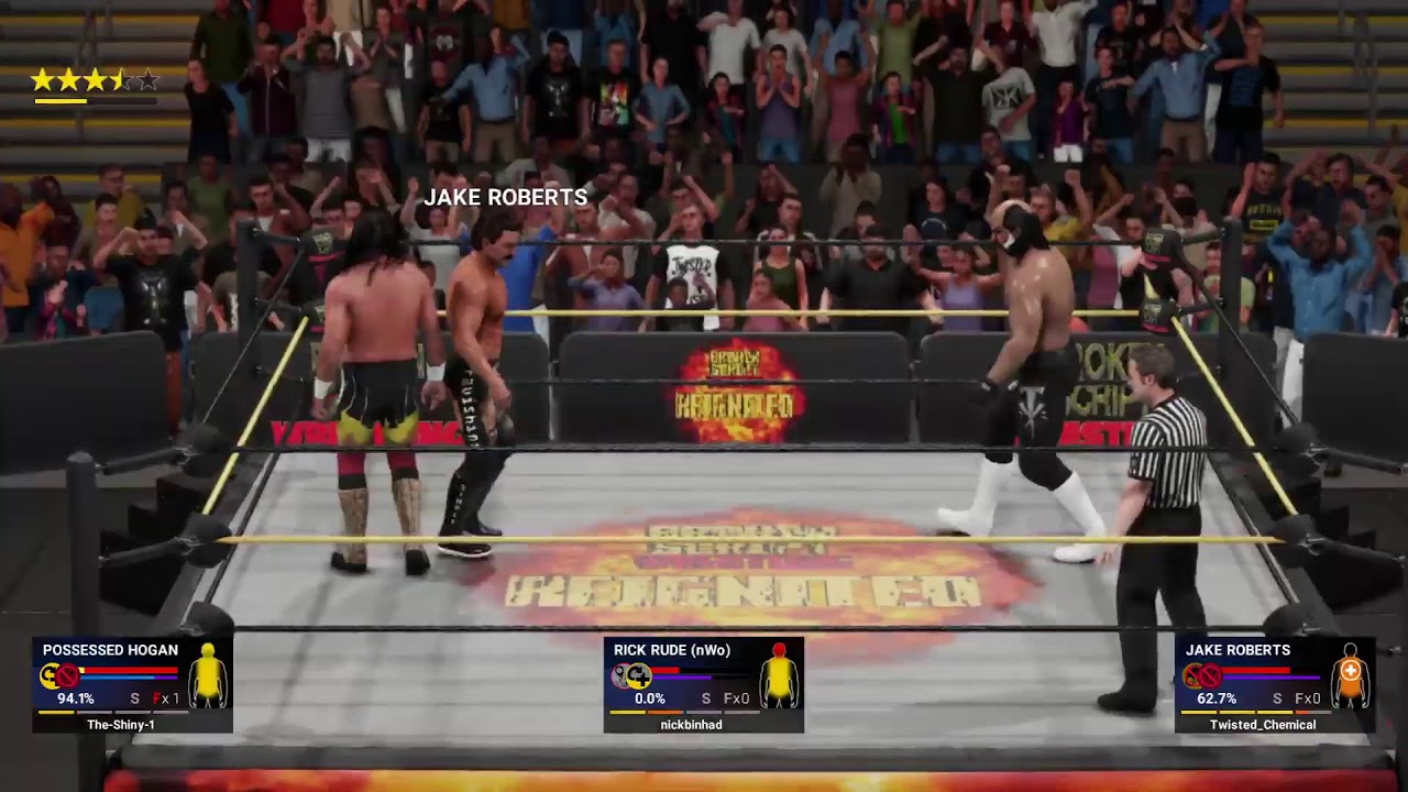 Hogan vs Rick Rude vs Jake Roberts - YouTube