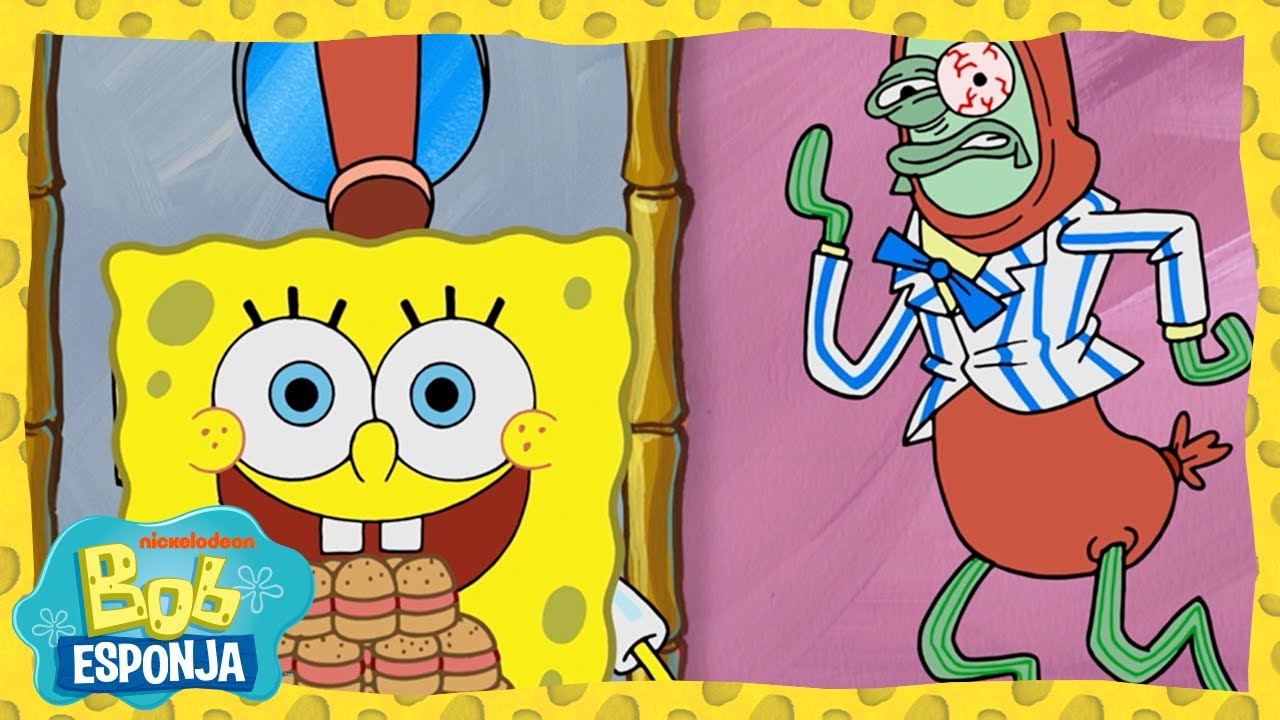 Bob Esponja | Bob Esponja, você está demitido | Episódio em 5 Minutos ...