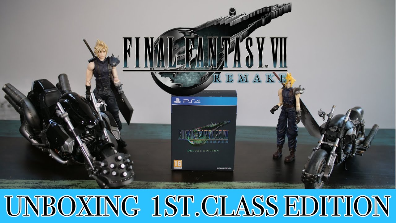 Final Fantasy 7 Remake Unboxing der 1St Class Edition #German# - YouTube