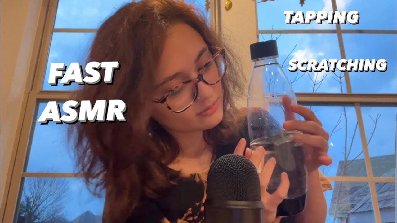 asmr | fast & aggressive tapping + sticky sounds - YouTube