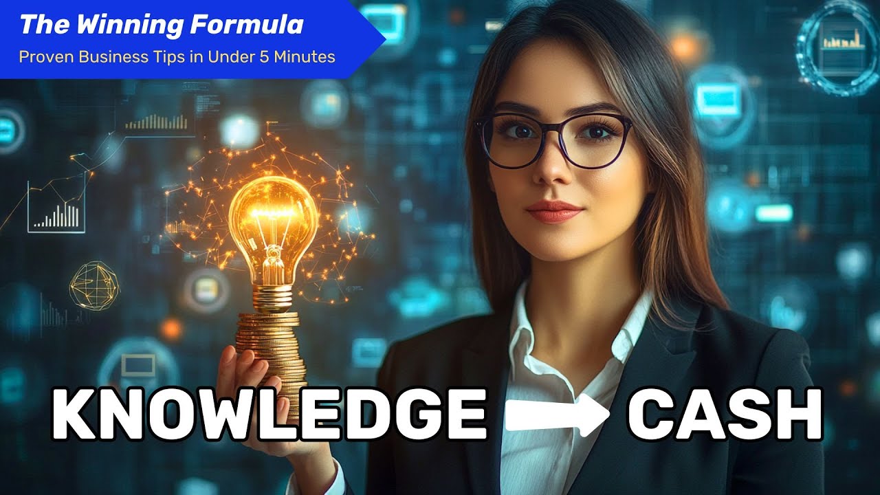 How to Turn Your Knowledge Into Cash! - YouTube