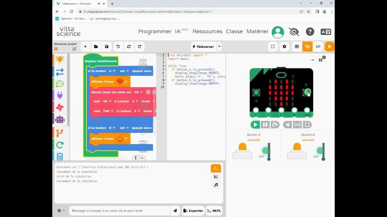Vittascience et Micro:bit - YouTube