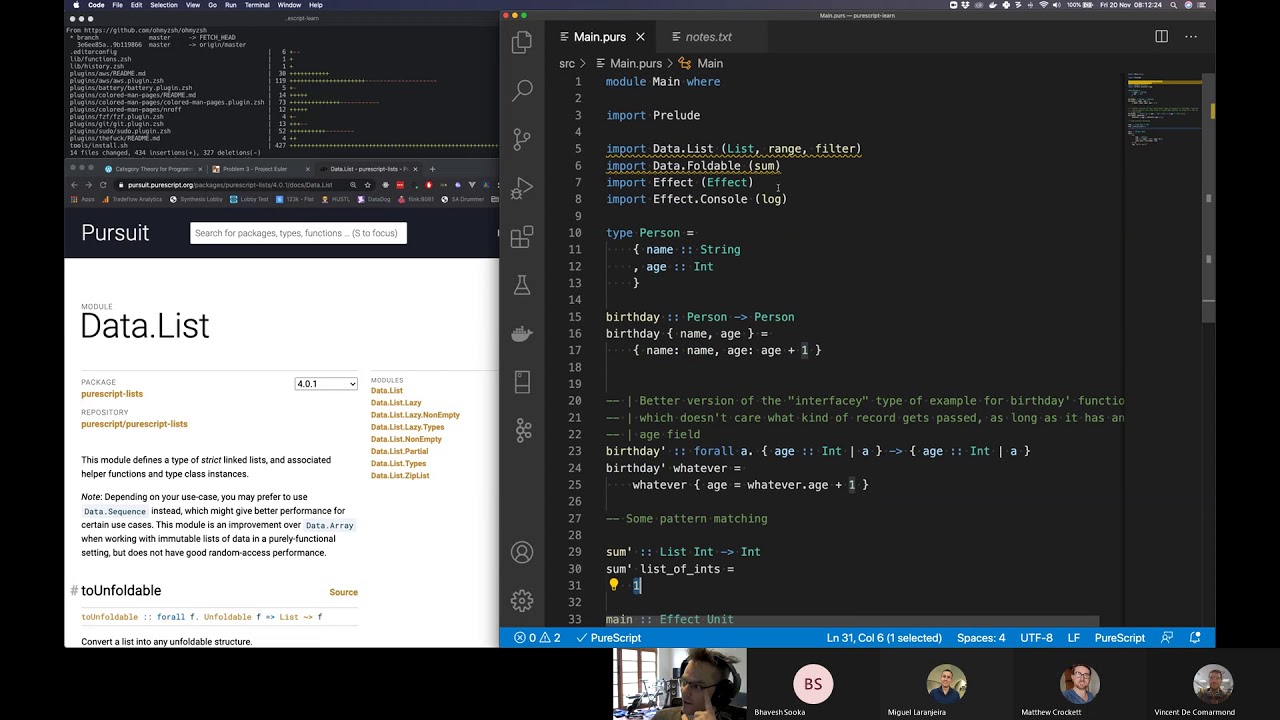 Learn Purescript Together Episode 4 Youtube