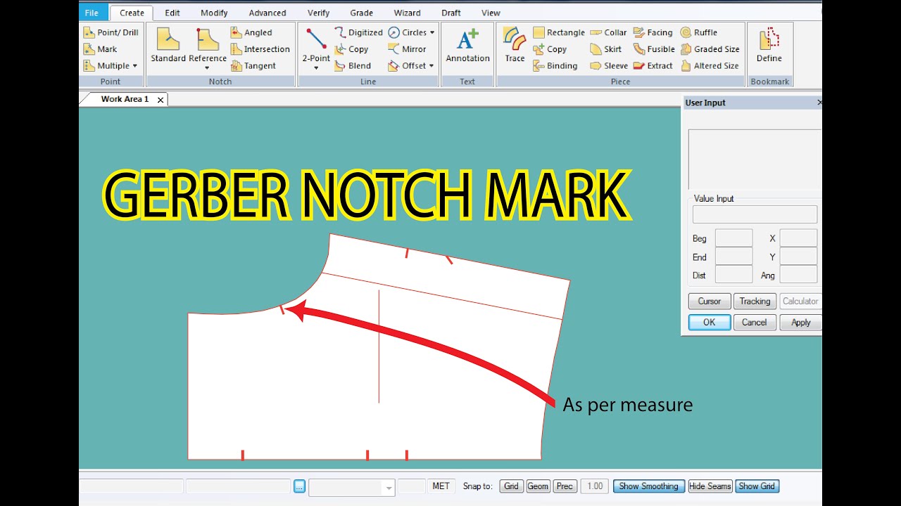 কিভাবে পরিমাপ অনুযায়ী notch mark করতে হয় How to add notch mark as per ...
