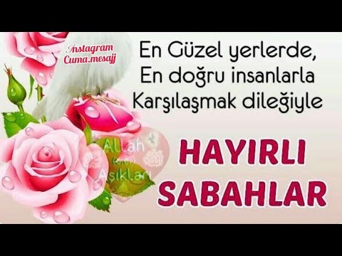 🌸🍀GÜNAYDIN MESAJLARI🌸HAYIRLI SABAHLAR 🌸🍀 #günaydınmesajları #günaydınmesajı #sabahduası #goodmorning