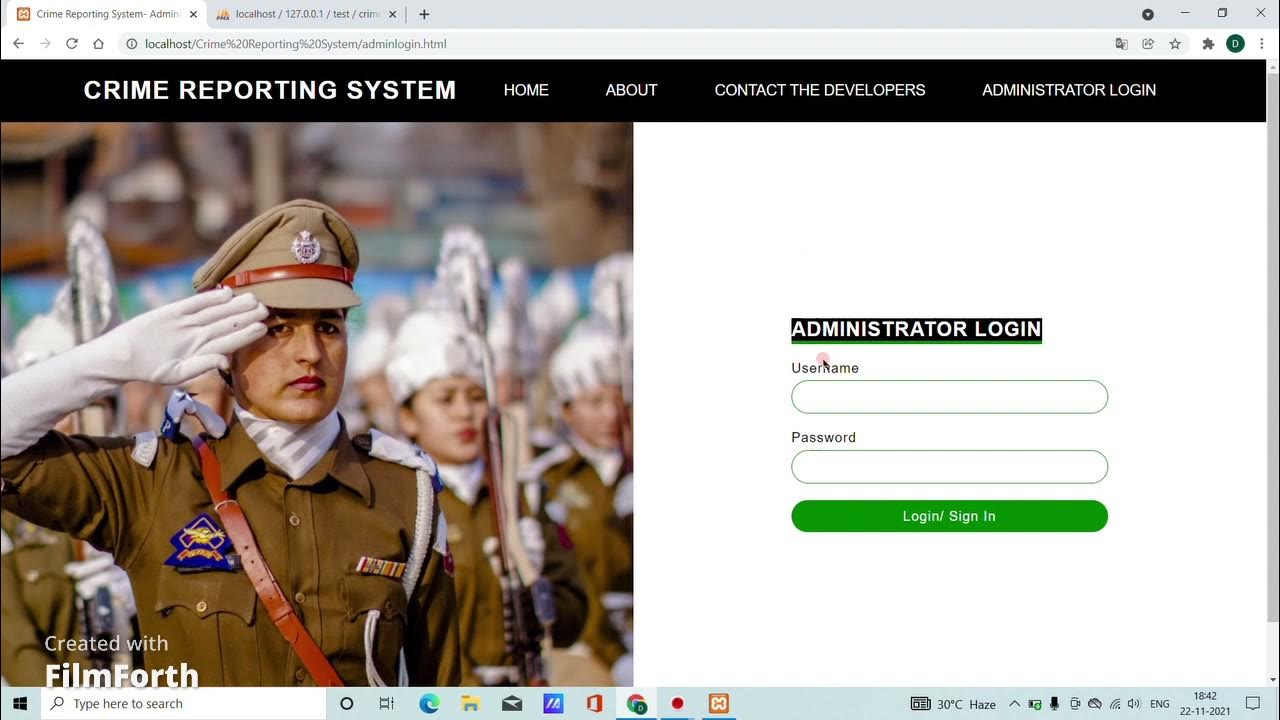 Online Crime Reporting System using PHP and MySQL - YouTube