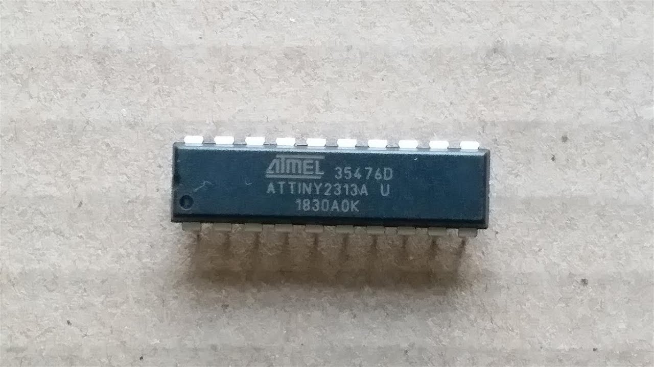Sgec Attiny2313a Pu 8 Bit Avr Microcontroller With 2k Bytes In System Programmable Flash Youtube