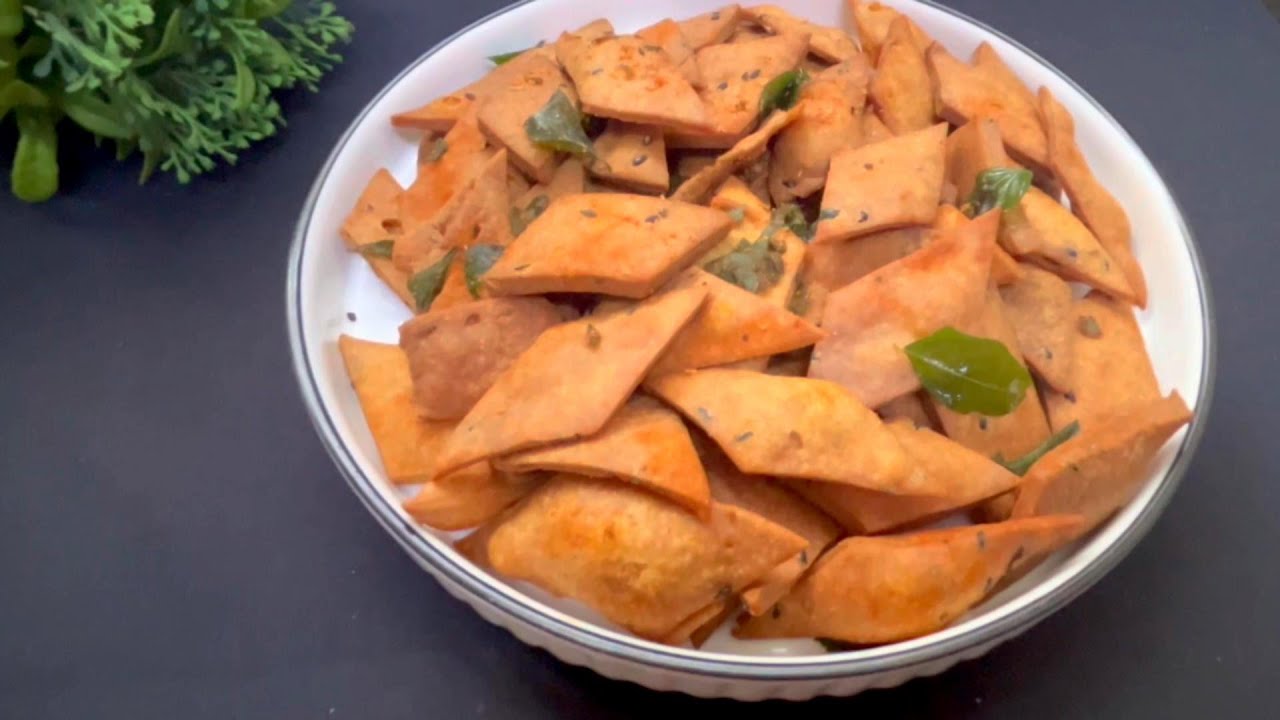 Instant Wheat Flour Snacks | Crispy Spicy Wheat Diamond Cuts | Wheat ...