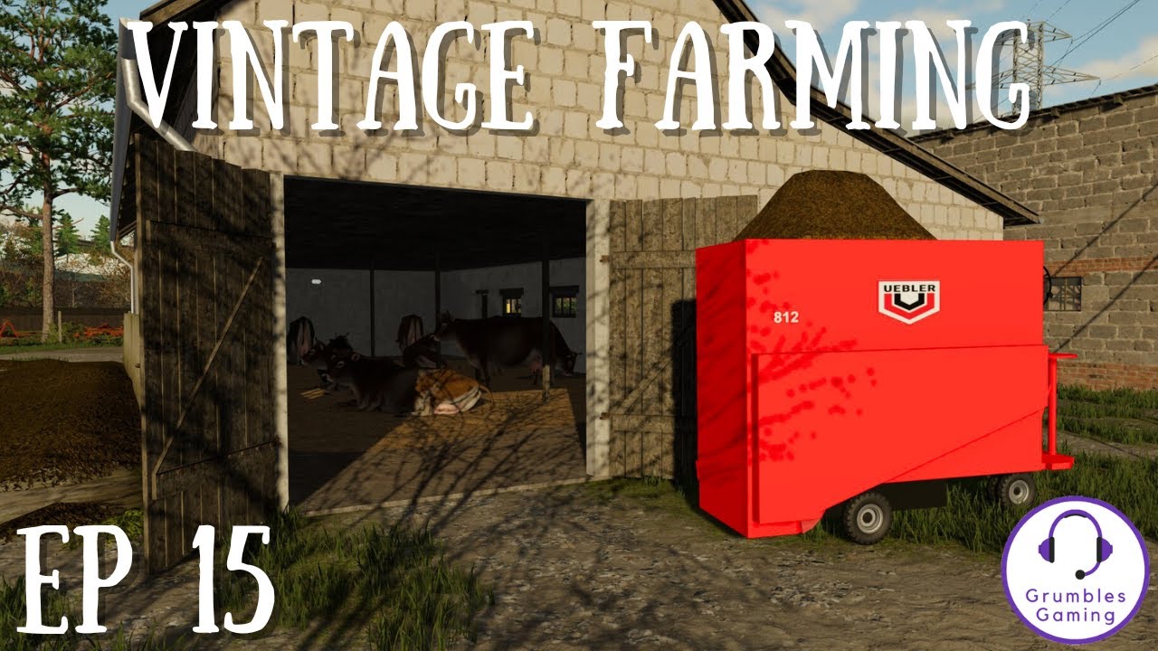 FIRST MIX OF TMR | Vintage Farming | FS 22 | Episode 15 - YouTube