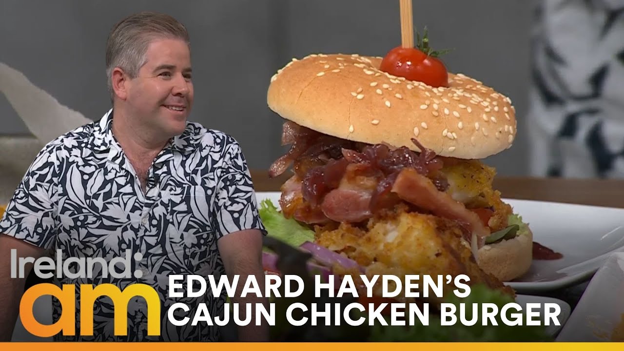 Edward Hayden's Delicious Cajun Chicken Burger - YouTube
