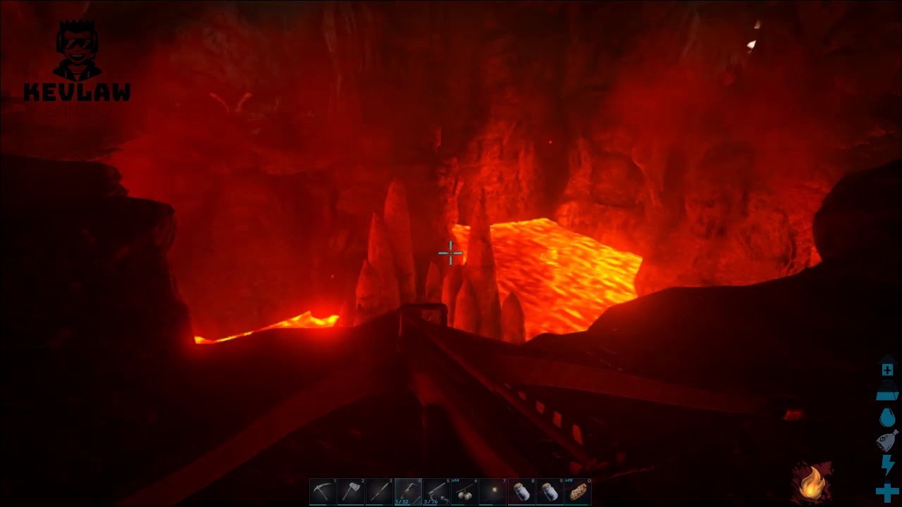 Ark: Survival Evolved - Lava Cave Part 1 - YouTube
