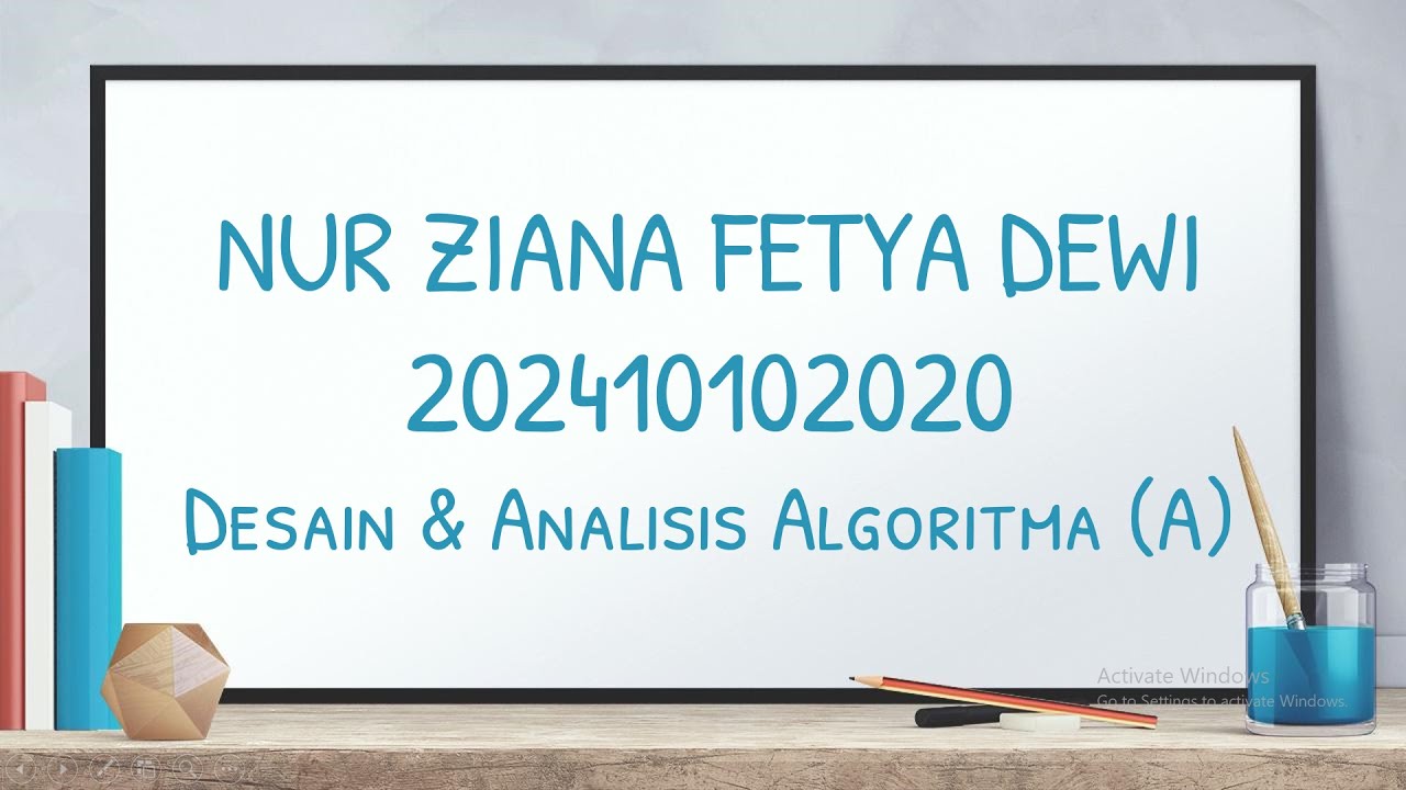 Tugas m12 & 13 || DESAIN & ANALISIS ALGORITMA (Brute Force dan Decrease and Conquer) - YouTube