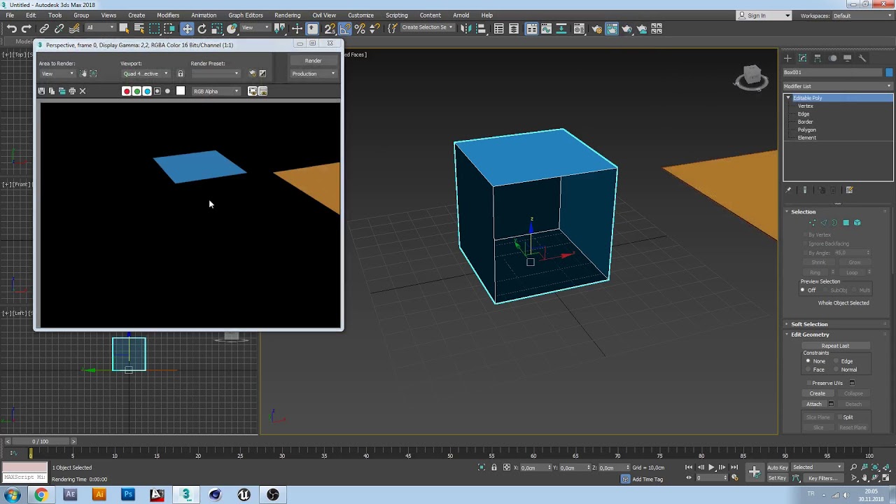 3ds Max Modify List Shell Modifier Türkçe Youtube