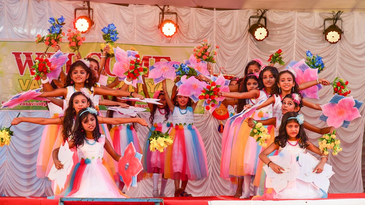 3rd Std. | Flower dance | pookkal pookkum tharunam song | Senthoora ...