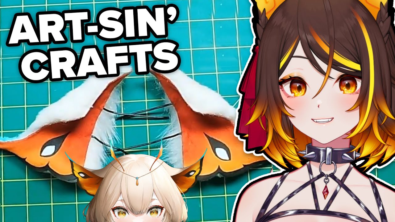 Sinder Makes Yuzus Ears! | Art-Sin' Crafts - YouTube
