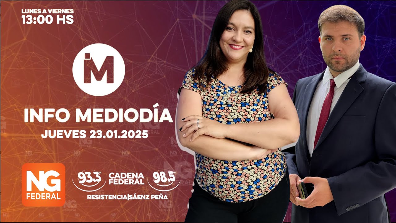 🟠EN VIVO NG FEDERAL - INFO MEDIODÍA - JUEVES 23.01.2025📺 - YouTube