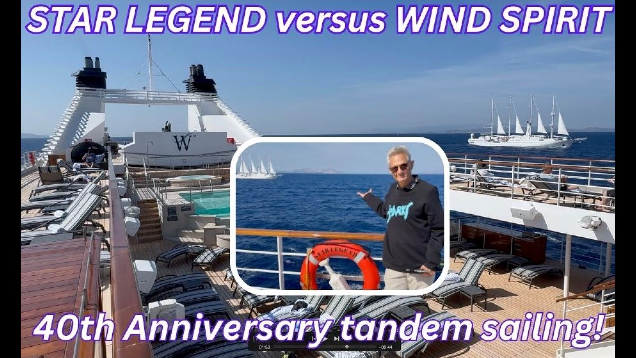 STAR LEGEND and WIND SPIRIT Sail In 4K Tandem For Windstar's 40th ...