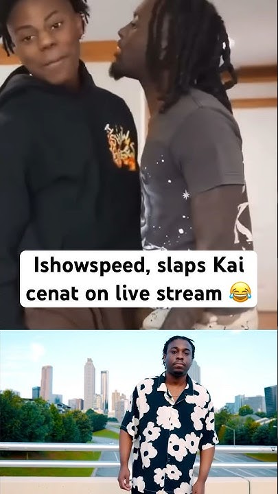 Ishowspeed slaps Kai cenat 🤣 #ishowspeed - YouTube