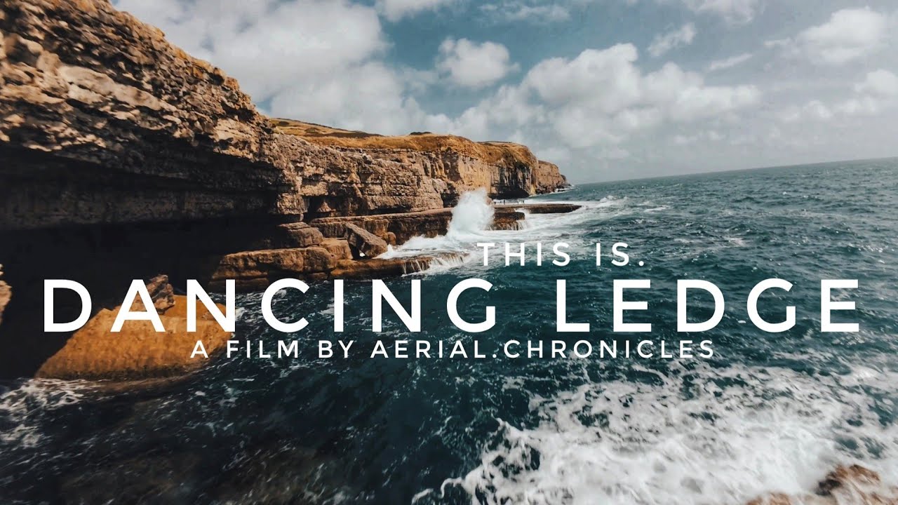 Hidden Gem of England | The Dancing Ledge | Dji Avata 2 - YouTube