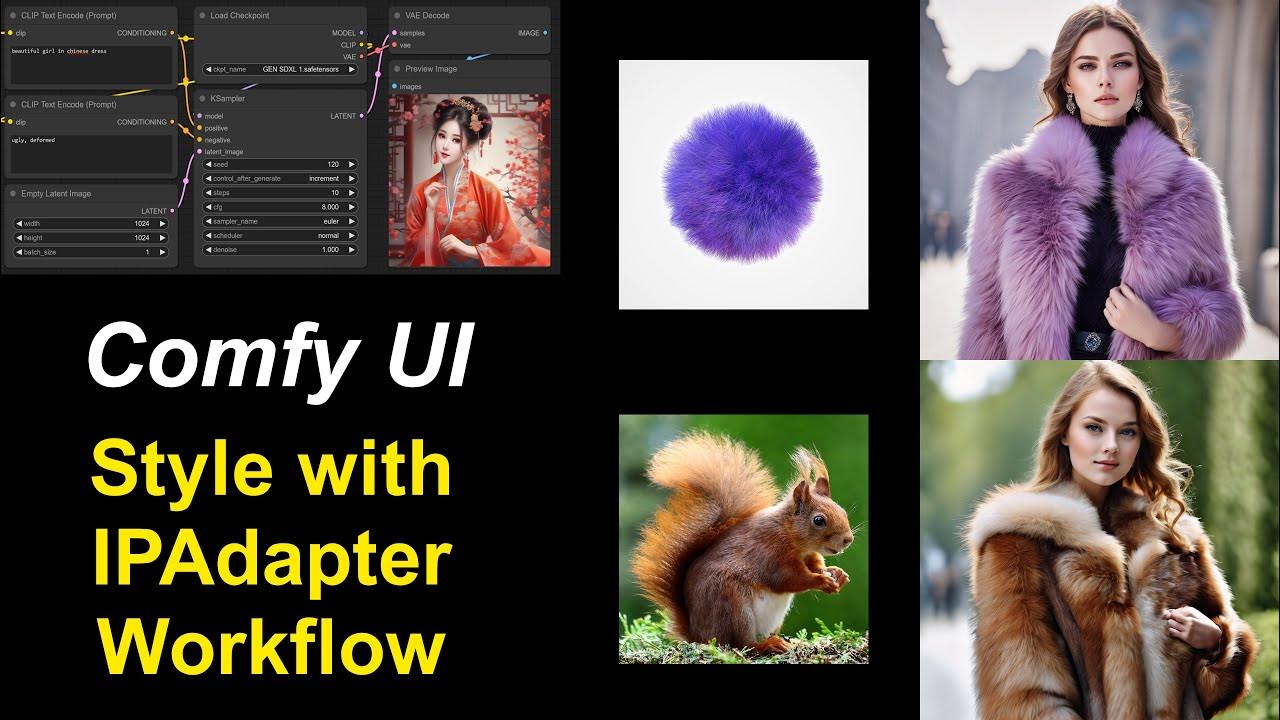 ComfyUI 15 Styling with IPAdapter Workflow (free download) - YouTube